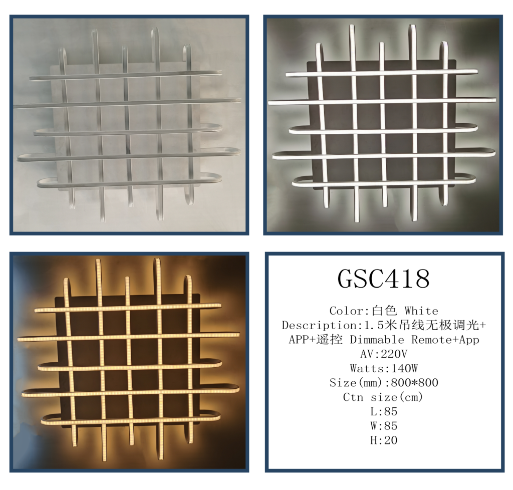 Grid-Style Modern Ceiling Light - Galaxy Empire